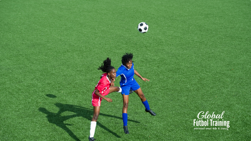 When to do a flick-on in soccer (advanced players) - video tips