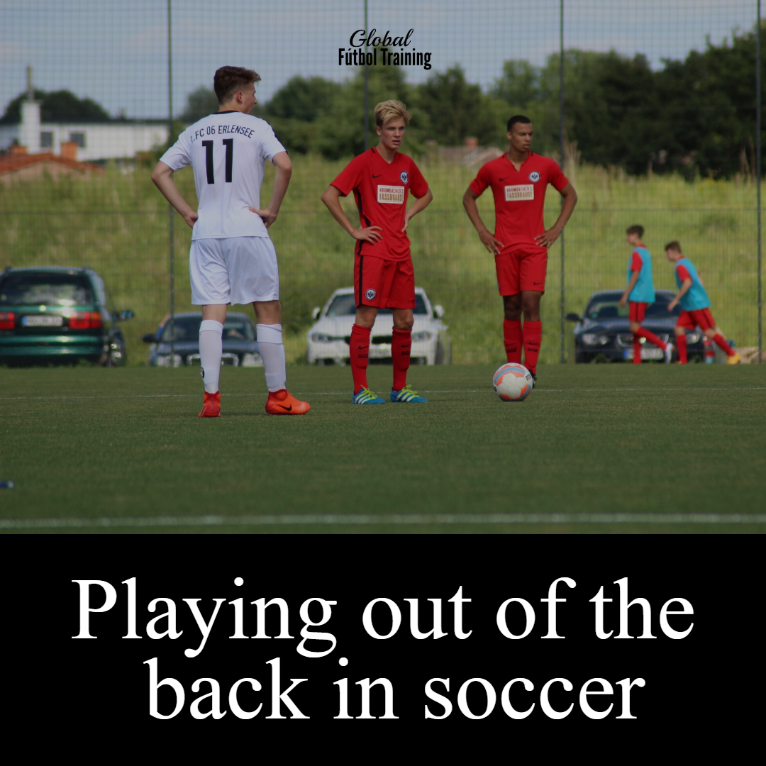 Playing out of the back [soccer/football] - video
