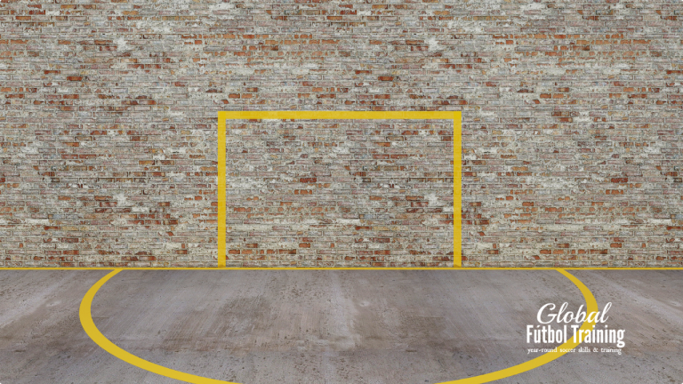 Using a wall to improve passing and first touch soccer drills - videos