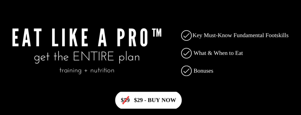 Eat like a pro - Game day meal plan [soccer players all ages] video