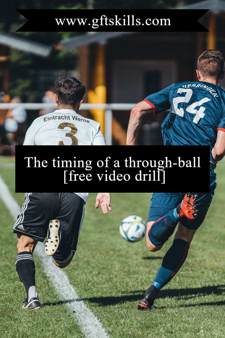 Through ball passing drills in soccer - video tips
