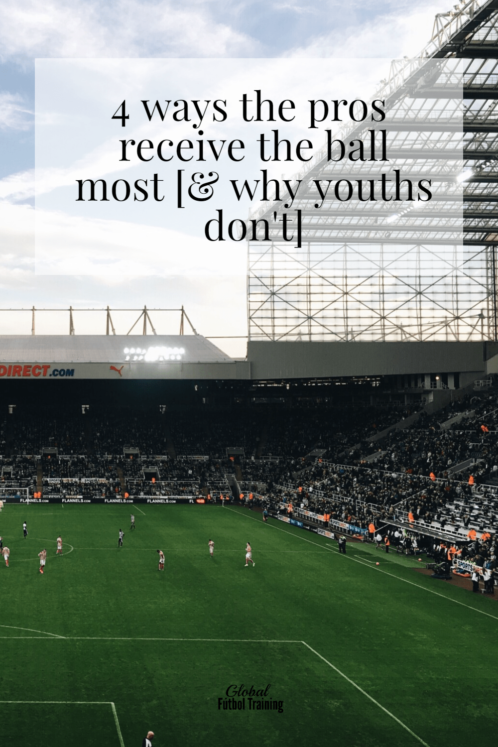 4 ways to receive the ball [2 used most] pros vs youth players